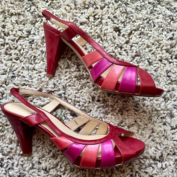 Impo | Shoes | Impo Red Pink Slingbacks Size 7 | Poshmark